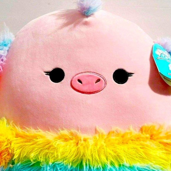 Squishmallows | Toys | Squishmallow Elda The Peacock Soft Cuddly Multi ...